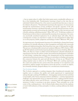 051016 Transformative Learning | PDF