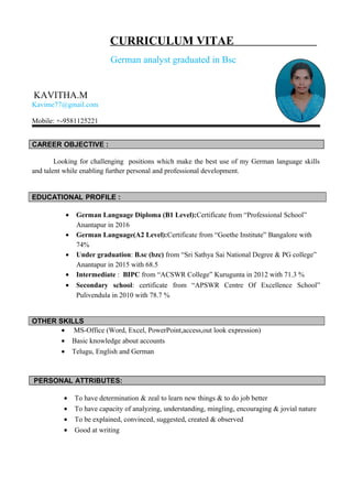 Kavitha.M | DOC