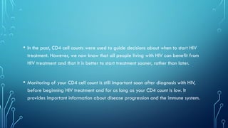 CD4 Counts. The importance of CD$ counts in HIV and treatment. | PPTX