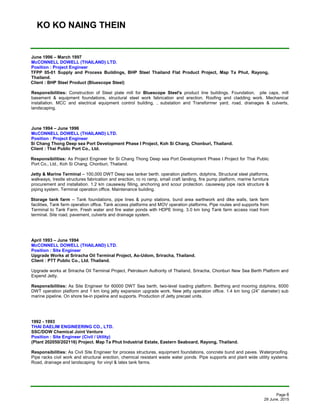 Ko Ko Naing Thein (update 2015) | PDF | Asia Travel | Travel Locations