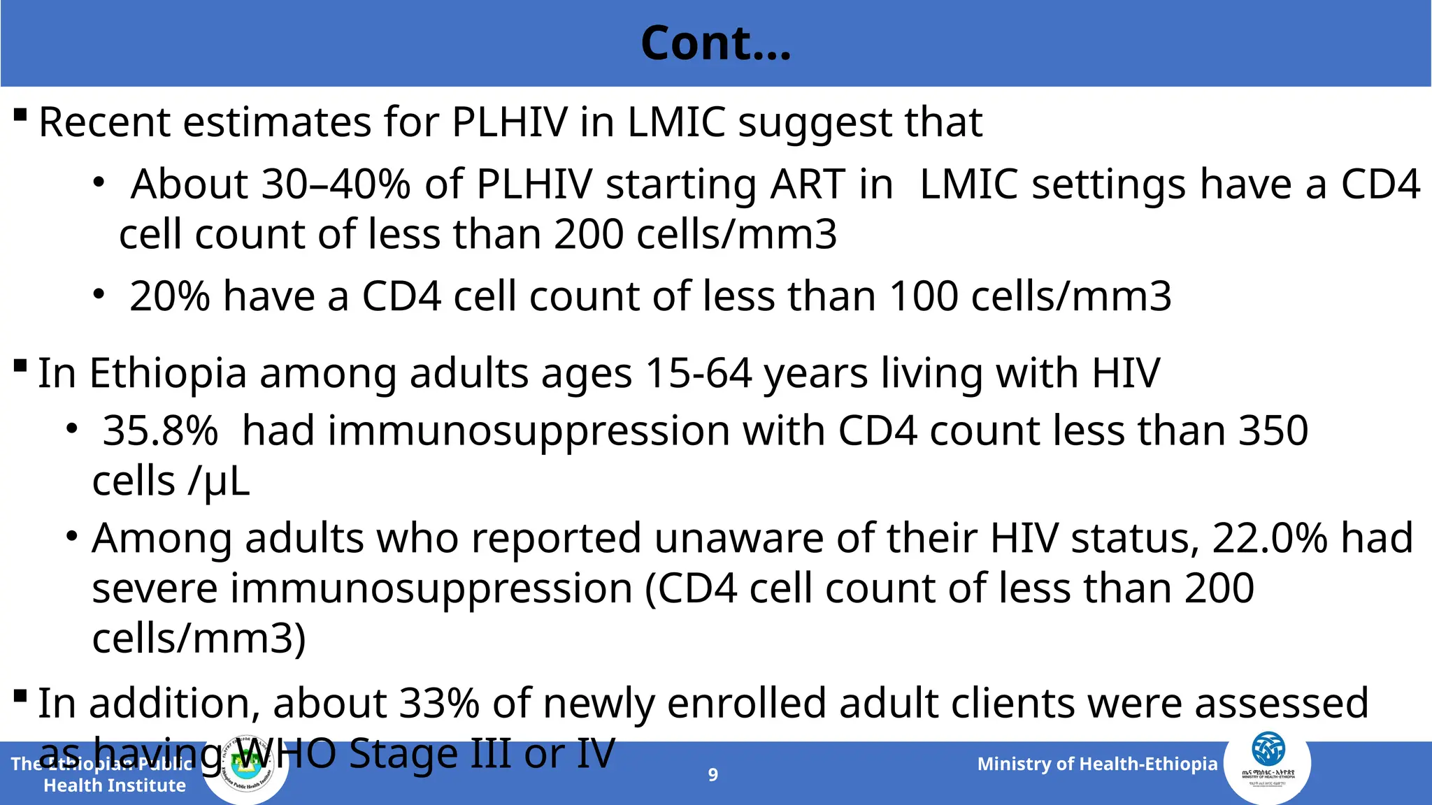 CD4 updates for Clinical mentor and ART providers (1).pptx