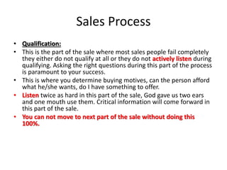 Sales Process Training | PPTX
