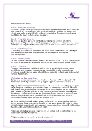 brochure MJ Recruitment | PDF