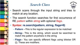 Regular Expressions | PPTX