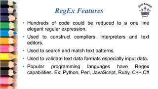 Regular Expressions | PPTX