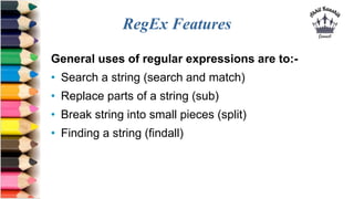 Regular Expressions | PPTX