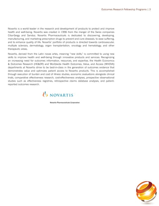 Novartis-HEOR-Fellowship-Brochure-2016-2018 | PDF