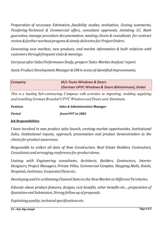 ALEX JOSEPH = CV | DOCX