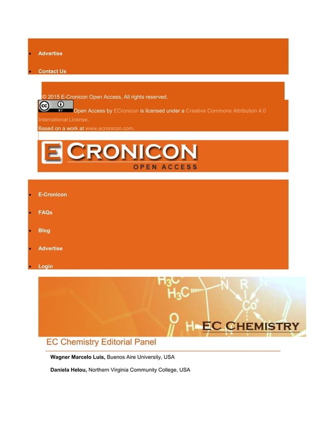 Editor-EC Cronicon | PDF