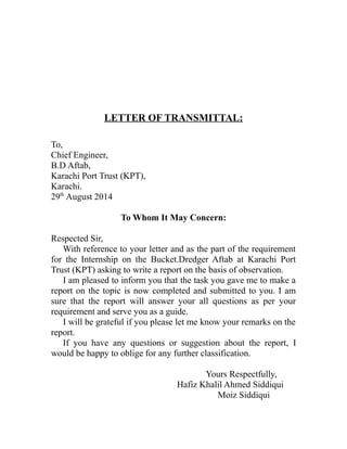 Final Report Of KPT | DOC