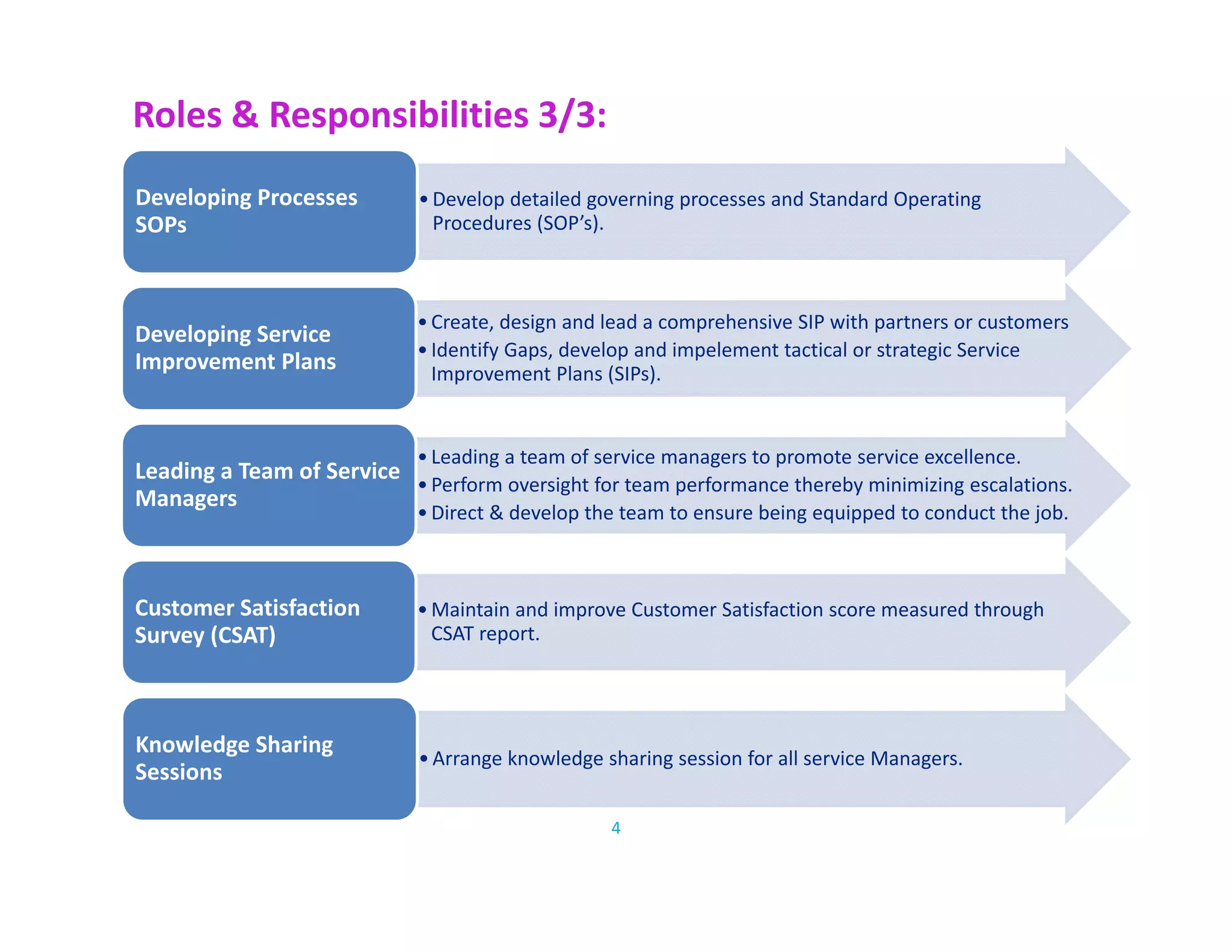Roles and Responsibilities | PDF