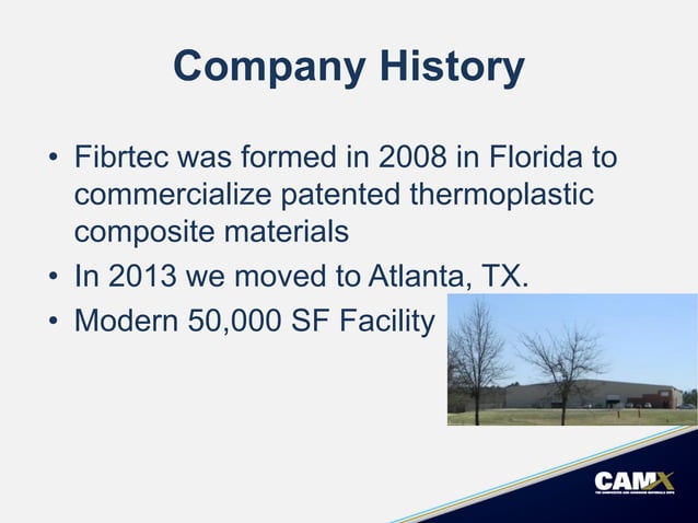 CAMX2016-Textile Applications using Thermoplastic Towpreg | PDF