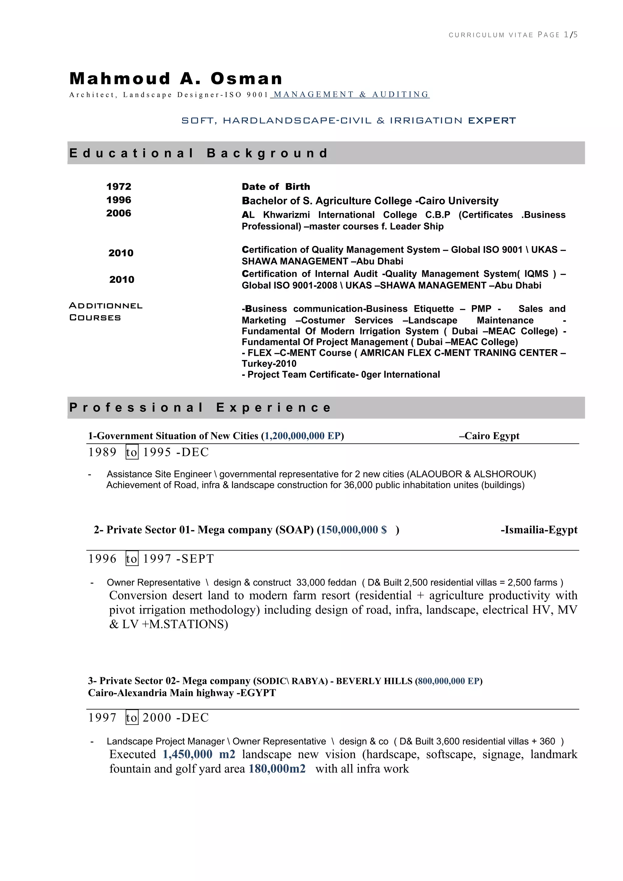 CV | PDF | Civil Engineering Industry | Industries