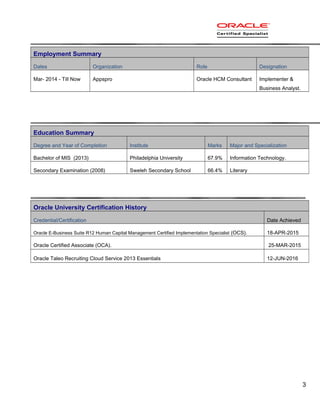 Amjad Qrieq _Oracle EBS Techno Functional Consultant - CV | PDF