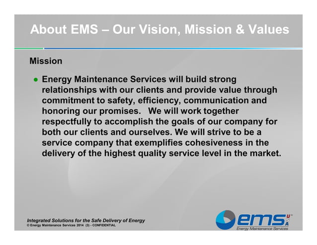 EMS Capabilities Overview | PPT