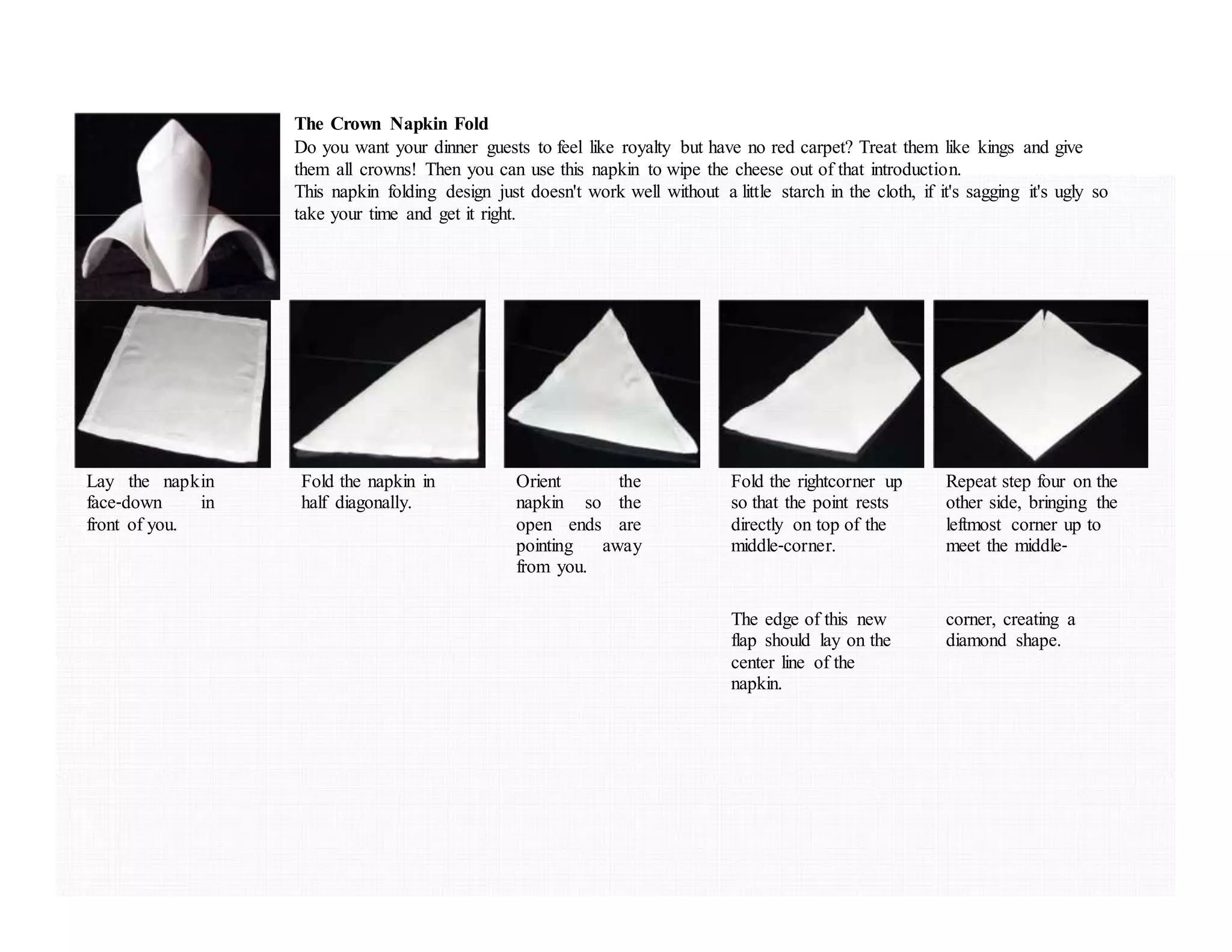 BANQUET SERVER BASIC SKILL TRAINING(1) | DOCX