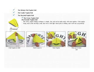 BANQUET SERVER BASIC SKILL TRAINING(1) | DOCX