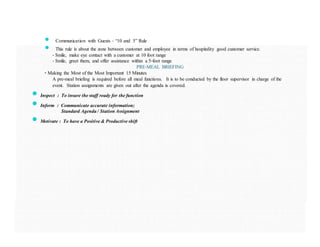 BANQUET SERVER BASIC SKILL TRAINING(1) | DOCX