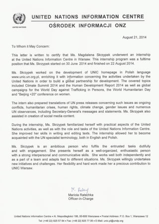 Reference letter 2 - Magdalena Skrzypek | PDF