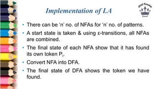 Lexical Analyzer Implementation | PPTX | Programming Languages | Computing