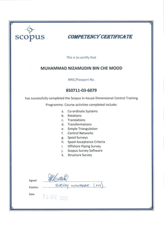 Competency Certificate | PDF | Education