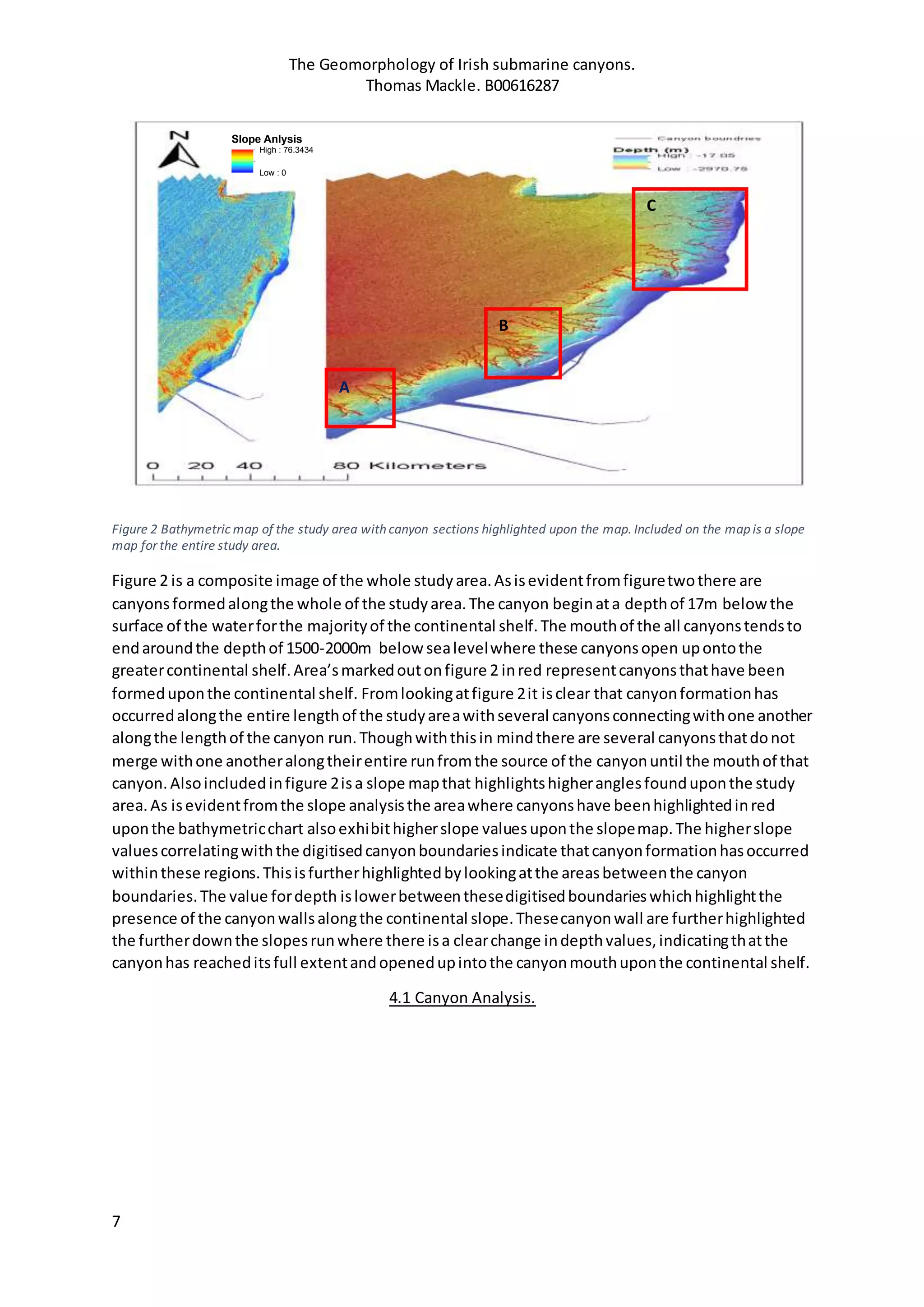The Geomorphology of Irish submarine canyons | DOCX