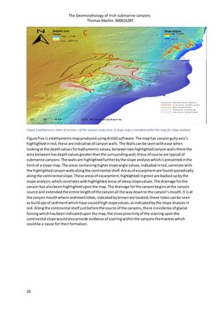 The Geomorphology of Irish submarine canyons | DOCX
