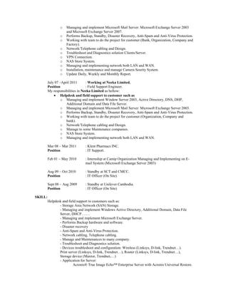 Manith's Application | PDF