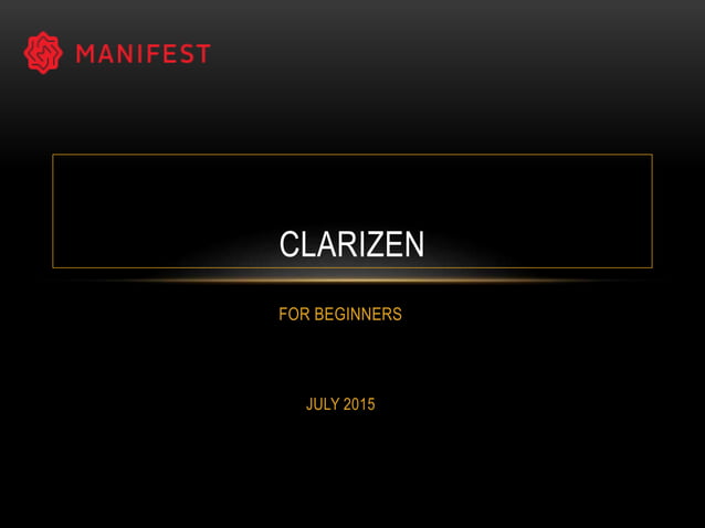 Clarizen PowerPoint | PPTX | Business | Business and Finance