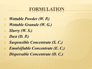 MODE Of ACTION , FORMULATION & FACTORs AFFECTING | PPTX