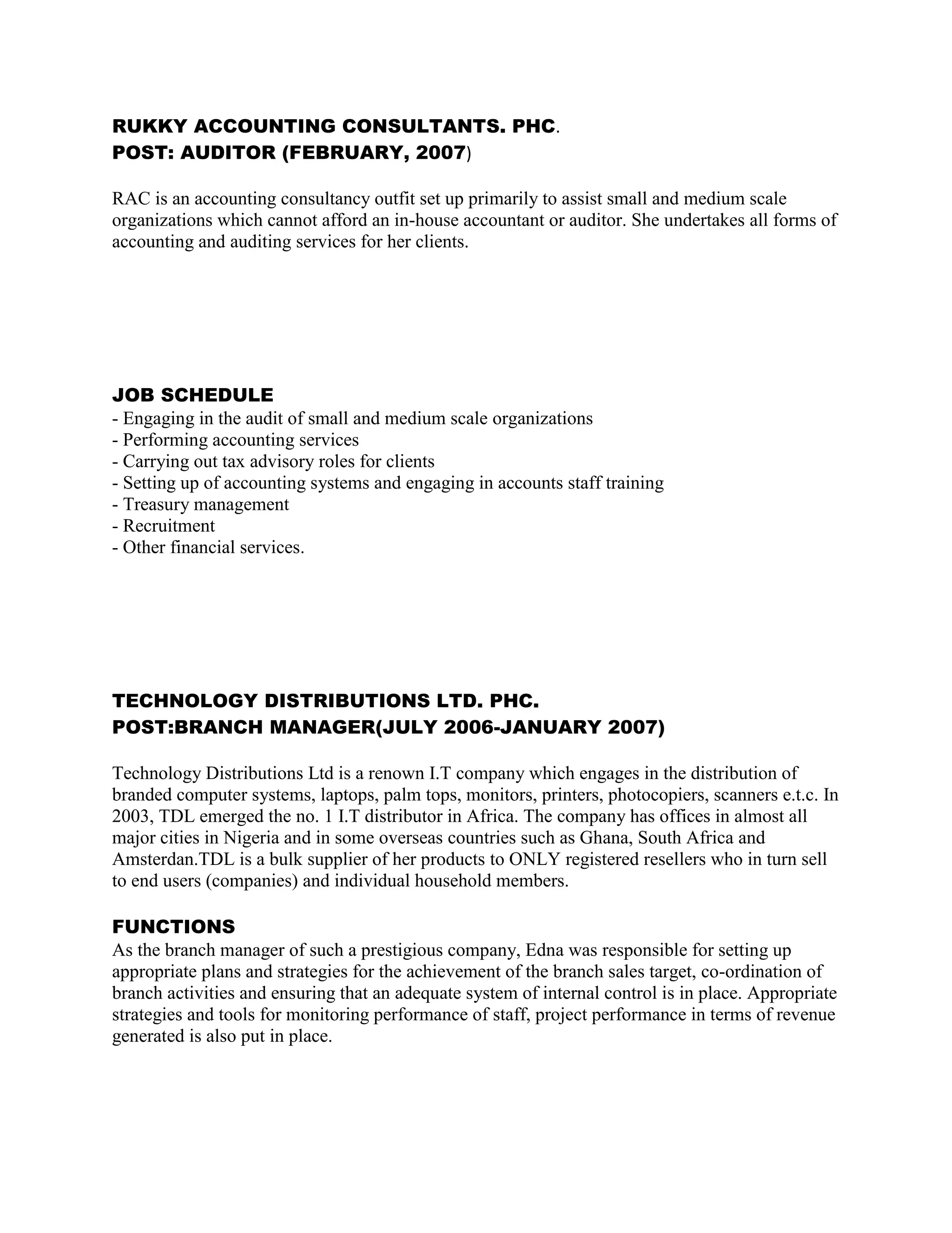 Eyetuoma Edna Resume | PDF