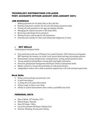 Eyetuoma Edna Resume | PDF