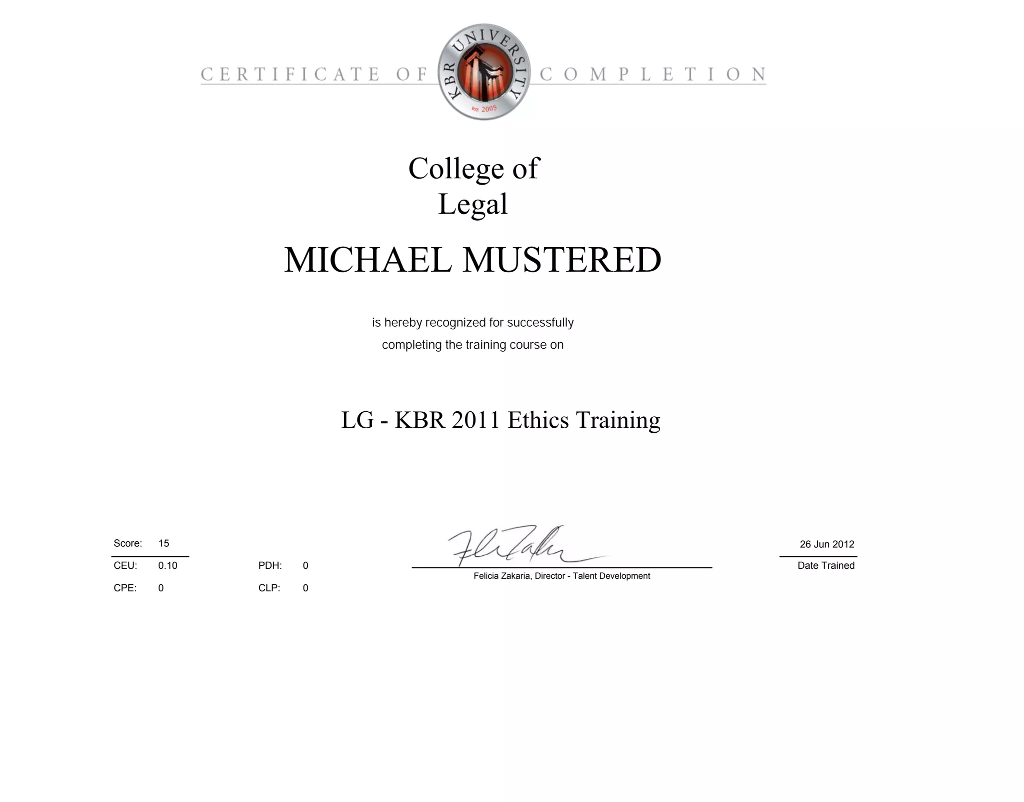 Ethics Certification | PPT