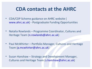 CDA CDP Presentation ARMA Nov 2012 | PPT