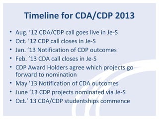 CDA CDP Presentation ARMA Nov 2012 | PPT