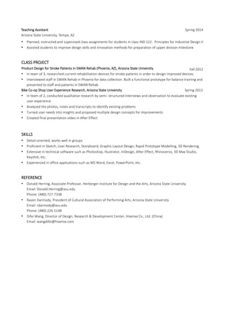 Resume Zheng Wang | PDF | Computing | Technology & Computing