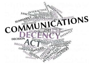 communication decency act | PPT