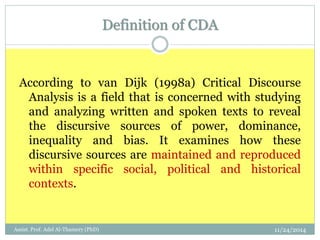 Critical_Discourse_Analysis_An_overview | PPT