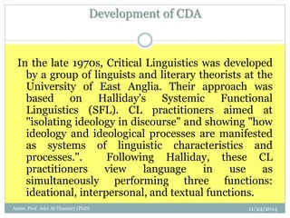 Critical_Discourse_Analysis_An_overview | PPT
