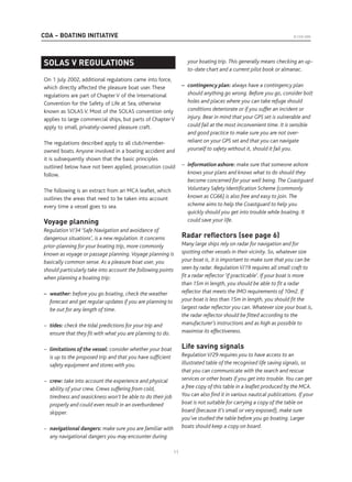 CDA Boating Guidelines | PDF