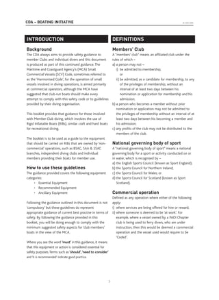 CDA Boating Guidelines | PDF