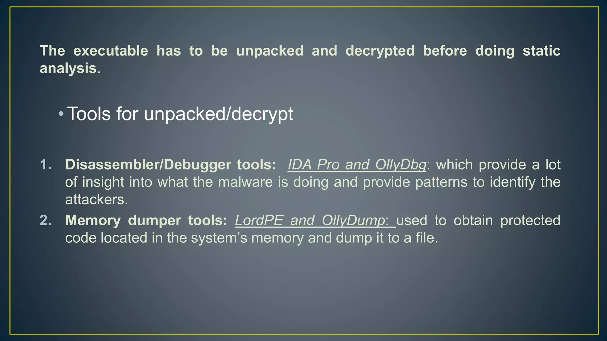 Malware Classification and Analysis | PPTX