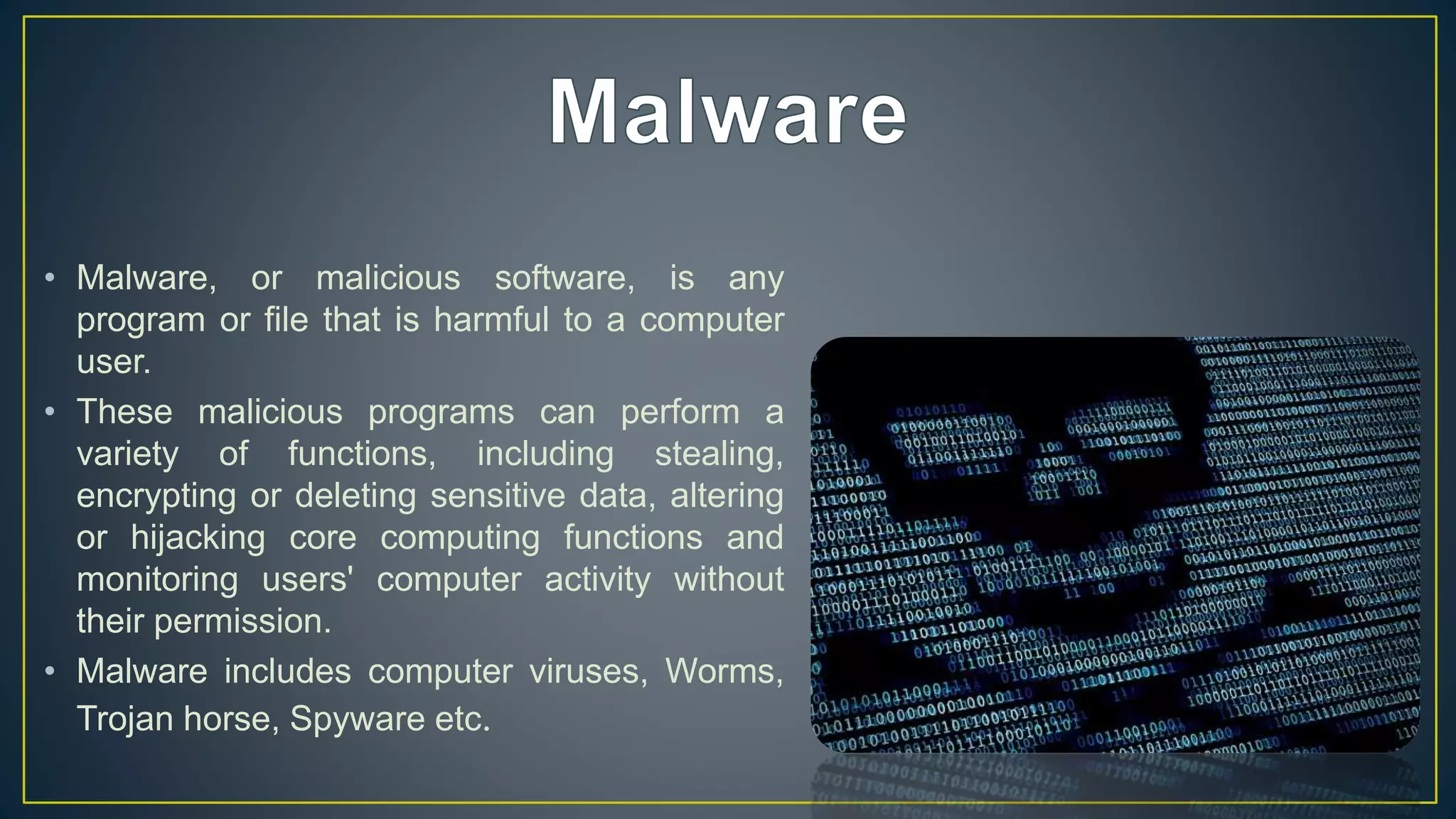 Malware Classification and Analysis | PPTX