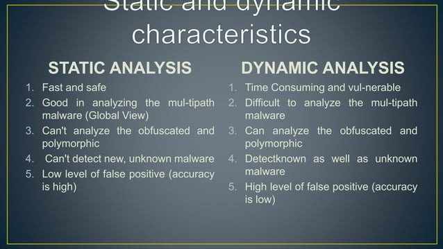 Malware Classification and Analysis | PPTX