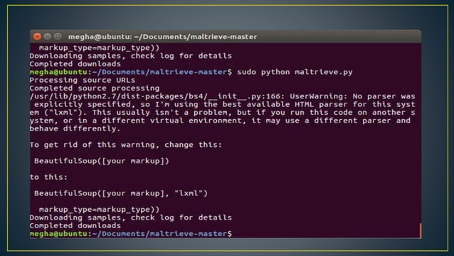 Malware Classification and Analysis | PPTX