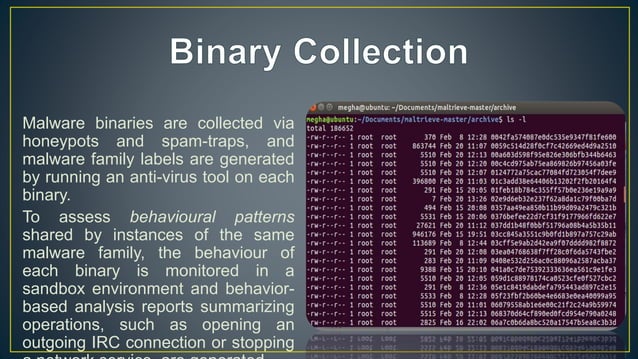 Malware Classification and Analysis | PPTX
