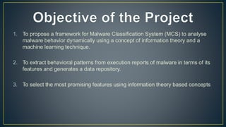Malware Classification and Analysis | PPTX