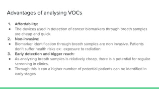 Cancer detection using volatile organic compunds | PPT