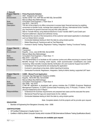 Suresh Kumar Kopperla_QA | DOC | Operating Systems | Computer Software and Applications