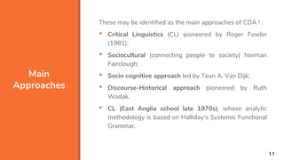 Introducing Critical Discourse Analysis | PPTX